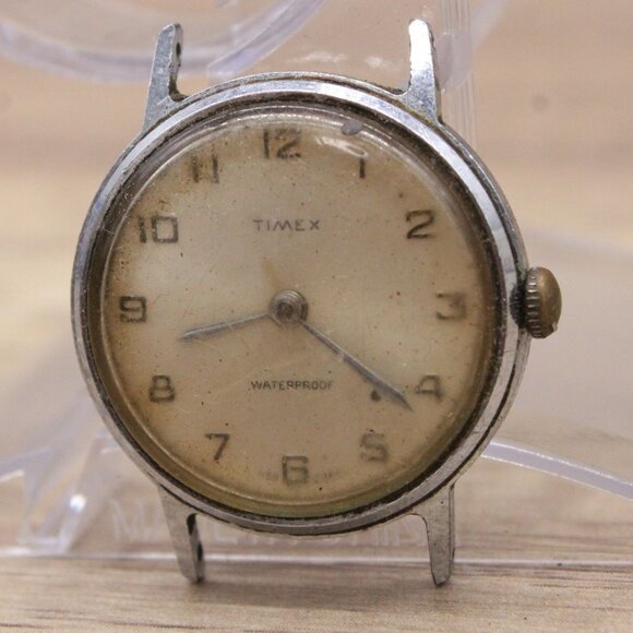 Timex | Accessories | Vintage Timex Watch Face Silver Tone Stainless ...